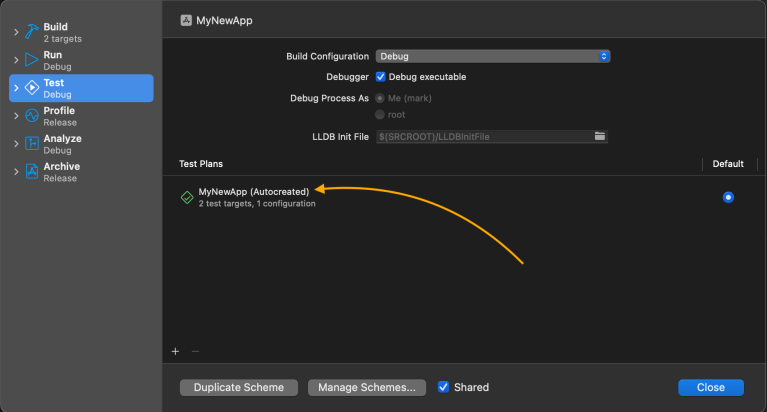 Test Plans are now Default for New Projects with Xcode 14.3 – eMpTy Theory
