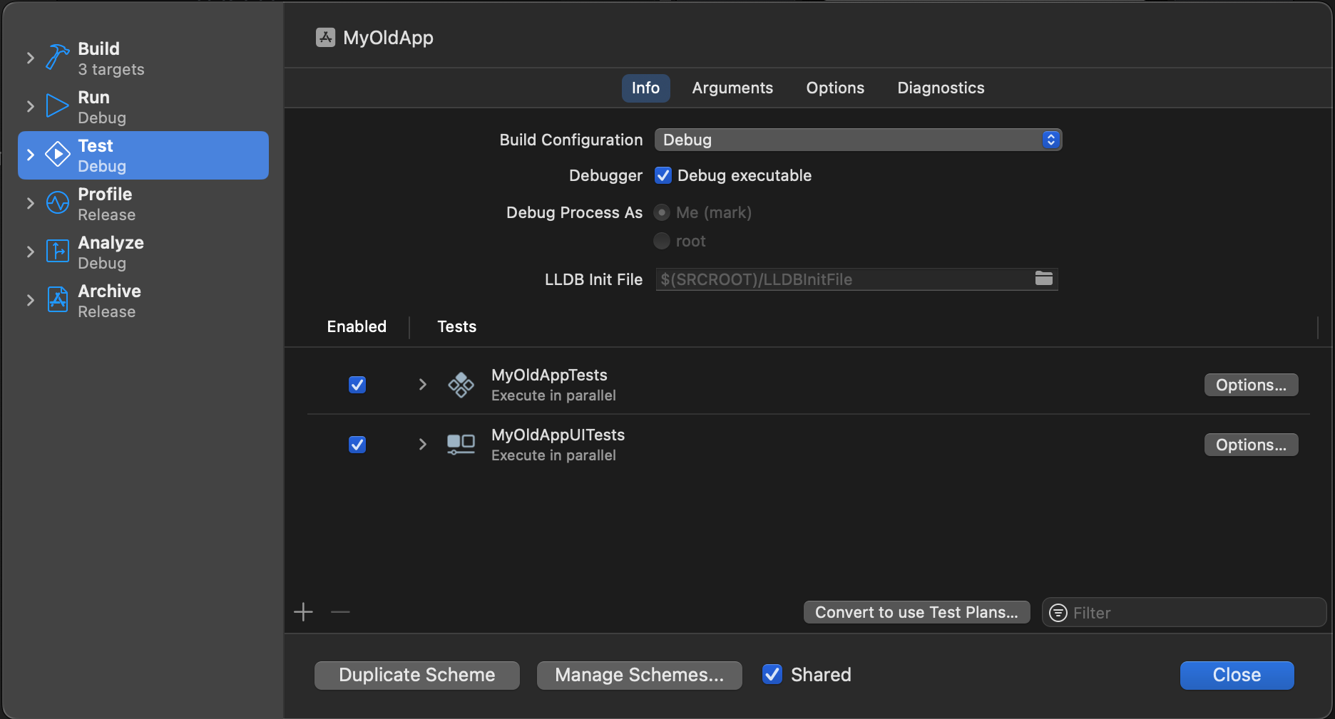 Test Plans are now Default for New Projects with Xcode 14.3 – eMpTy Theory